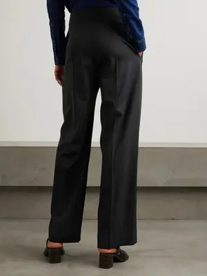 PATOU Wide-leg Tailored Trousers - Black