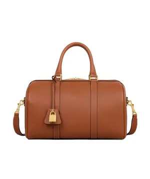 Celine Large Boston Bag In Grained Calfskin