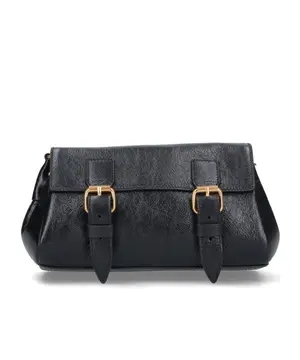 Dries Van Noten Flap Shoulder Bag - Black