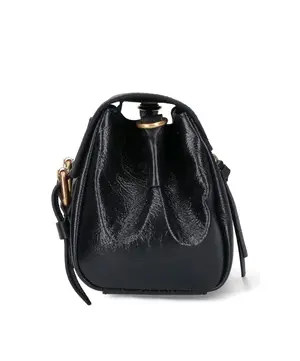 Dries Van Noten Flap Shoulder Bag - Black