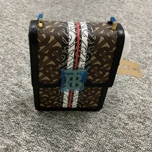 Burberry Robin Monogram Stripe Crossbody Bag