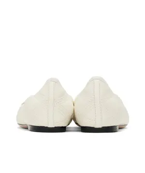 Valentino Garavani Bow Detailed Ballerinas - Ivory