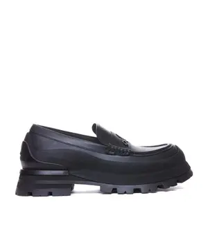 Alexander McQueen The Seal" Slip-on Loafers With Chunky Platform