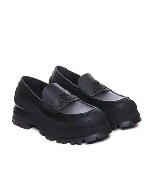 Alexander McQueen The Seal" Slip-on Loafers With Chunky Platform