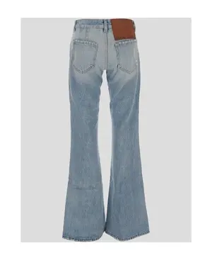 Palm Angels Distressed Flared Jeans