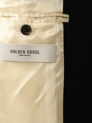 GOLDEN GOOSE Single-breasted Coat - Black