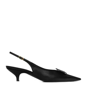 Celine Signature Slingback In Lambskin