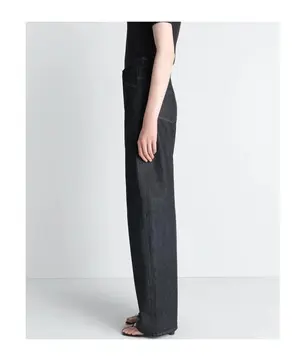 LEMAIRE Wide-leg High-waisted Denim Trousers