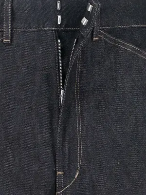 LEMAIRE Wide-leg High-waisted Denim Trousers