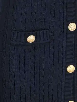 Chloé Buttoned Long Knit Cardigan