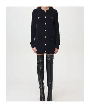 Chloé Buttoned Long Knit Cardigan