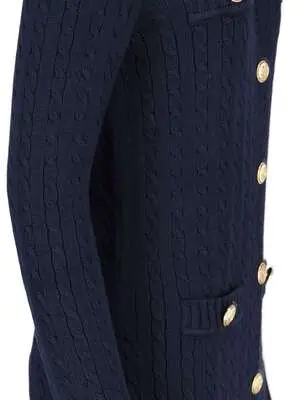 Chloé Buttoned Long Knit Cardigan