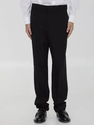 Saint Laurent High Waist Slim Fit Trousers