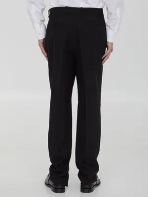 Saint Laurent High Waist Slim Fit Trousers