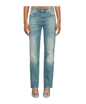 DIESEL® 1989 D-mine Straight Leg Jeans - Medium Blue