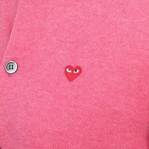Play Comme Des Garcon Wool Cardigan