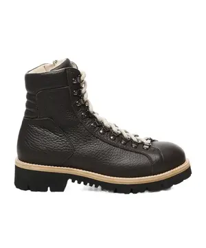 Eleventy Lace-up Lug Sole Boots