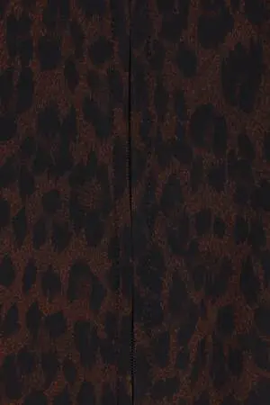 Balenciaga Leopard Print Zip-up Jacket
