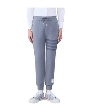 Thom Browne 4-bar Drawstring Joggers - Light Gray