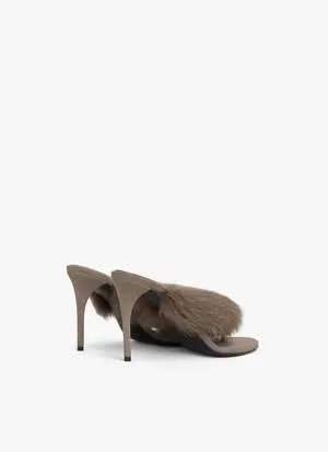 Alaïa Round Toe Stiletto High Heel Sandals
