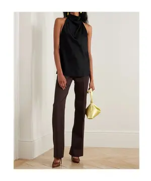 Stella McCartney Sleeveless Halterneck Top - Black