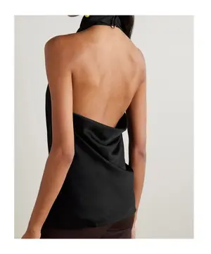 Stella McCartney Sleeveless Halterneck Top - Black
