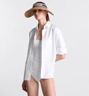 Dior Gathered One-piece Swimsuit