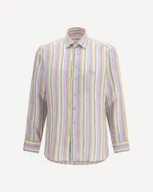 Etro Striped Button-up Shirt - Multicolor