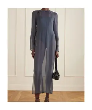 LEMAIRE Round Neck Dress With Side Slits