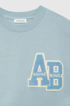 ANINE BING Graphic Cotton Sweatshirt