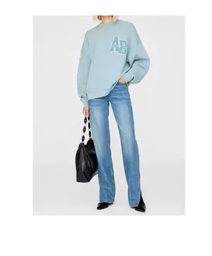 ANINE BING Graphic Cotton Sweatshirt