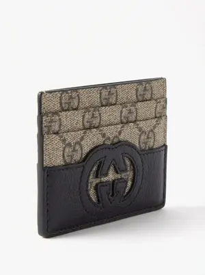 Gucci Logo-print Card Holder - Black