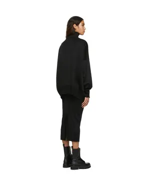 Alaïa Rib Knitted Spliced Dress