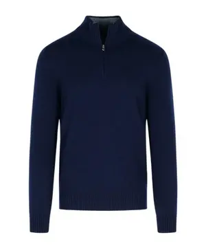Gran Sasso Mock Neck Sweaters For Men