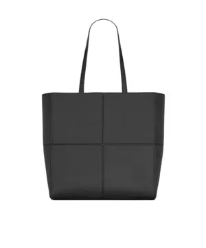 Saint Laurent 4 Carre Leather Shoulder Bag - Black