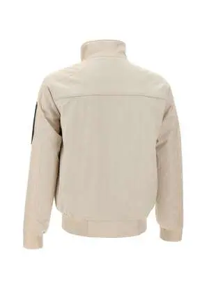 Hugo Boss High Neck Panelled Zip-up Jacket
