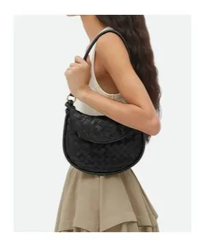 Bottega Veneta Gemelli Small Shoulder Bag - Black
