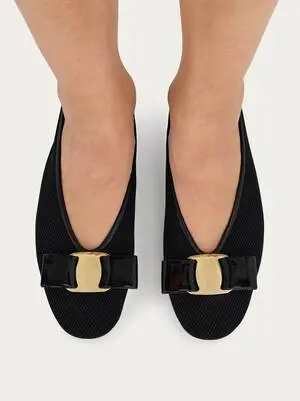 FERRAGAMO Vara Bow Ballet Flats - Black