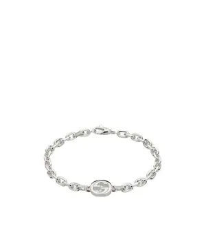 Gucci Interlocking G Chain Bracelet - Gray