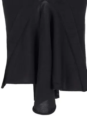 Rick Owens Midi Skirt With Draped Details