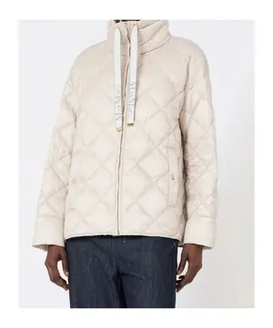 Max Mara Mtcpisoft Quilted Down Jacket - Sand-colored