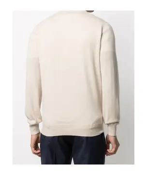 Brunello Cucinelli Funnel-neck Knitted Polo Shirt