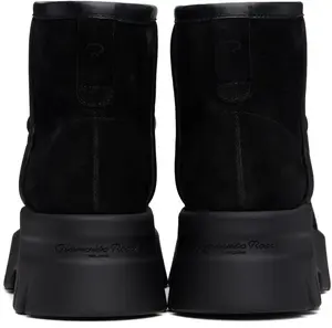 GIANVITO ROSSI Suede Ankle Boots With Embossed Logo
