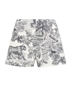 Dior Zip Up Shorts For Women