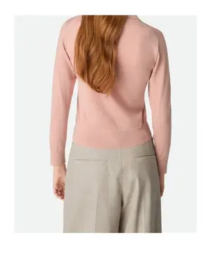 Bottega Veneta Long Sleeve Polo Top