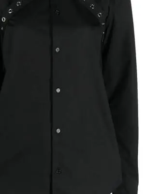 Off-White Buttoned Long-sleeved Shirt With Logo Detail
