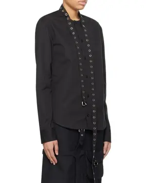 Off-White Buttoned Long-sleeved Shirt With Logo Detail