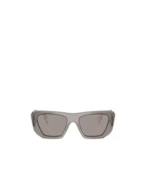 Prada Rectangular Frame Sunglasses - Gray