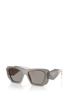 Prada Rectangular Frame Sunglasses - Gray