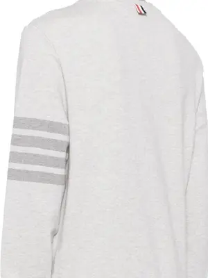 Thom Browne 4-bar Crewneck Sweatshirt - Grey